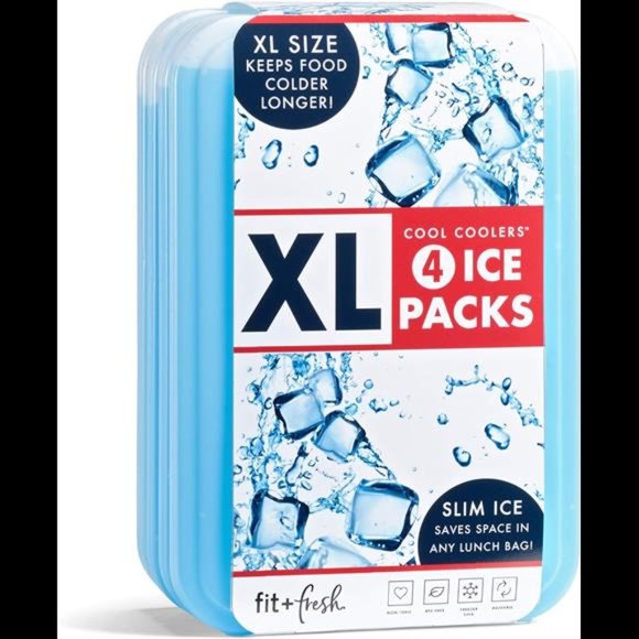 Other | Fit Fresh Xl Cool Coolers Freezer Slim Ice Pack For Lunch Box ...